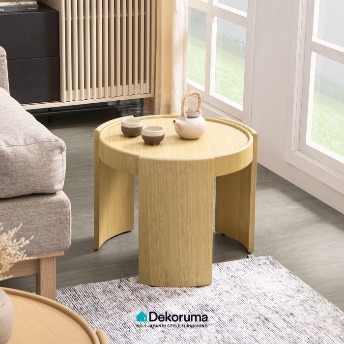 Jual Dekoruma DAICHI Side Table Oak / Meja Samping Kecil | Shopee Indonesia