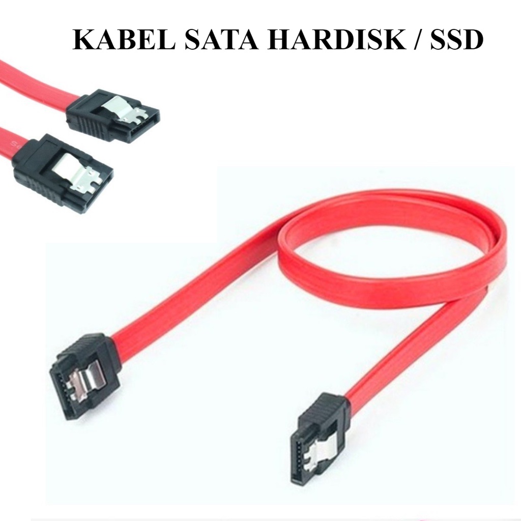 Jual Kabel data Sata 3 / Sata III 6Gb (for Kabel Hdd) Jepit ORIGINAL ...