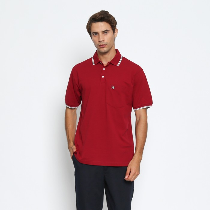 Jual ARNOLD PALMER Polo Shirt Casual Maroon Pria - P-XXXA07-D9 | Shopee Indonesia