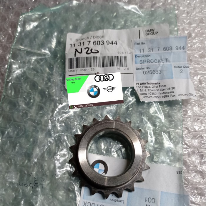 Jual gear timing chain /mesin Bmw N20 F10 F30 F25 original -BRND24 ...