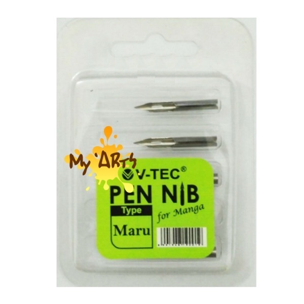 Jual Vtec Pen Nib Tipe Maru Set Isi 5pcs Dip Pen Calligraphy Letterng V ...