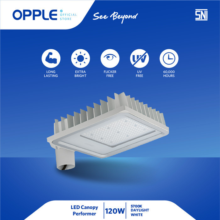 Jual OPPLE Lampu LED Canopy Performer 120W 5700K / LED Canopy-P 120W ...