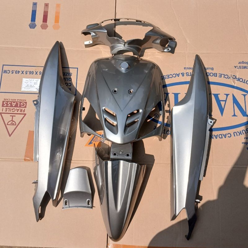 Jual body full halus Yamaha Mio sporty silver gray(custom) | Shopee ...