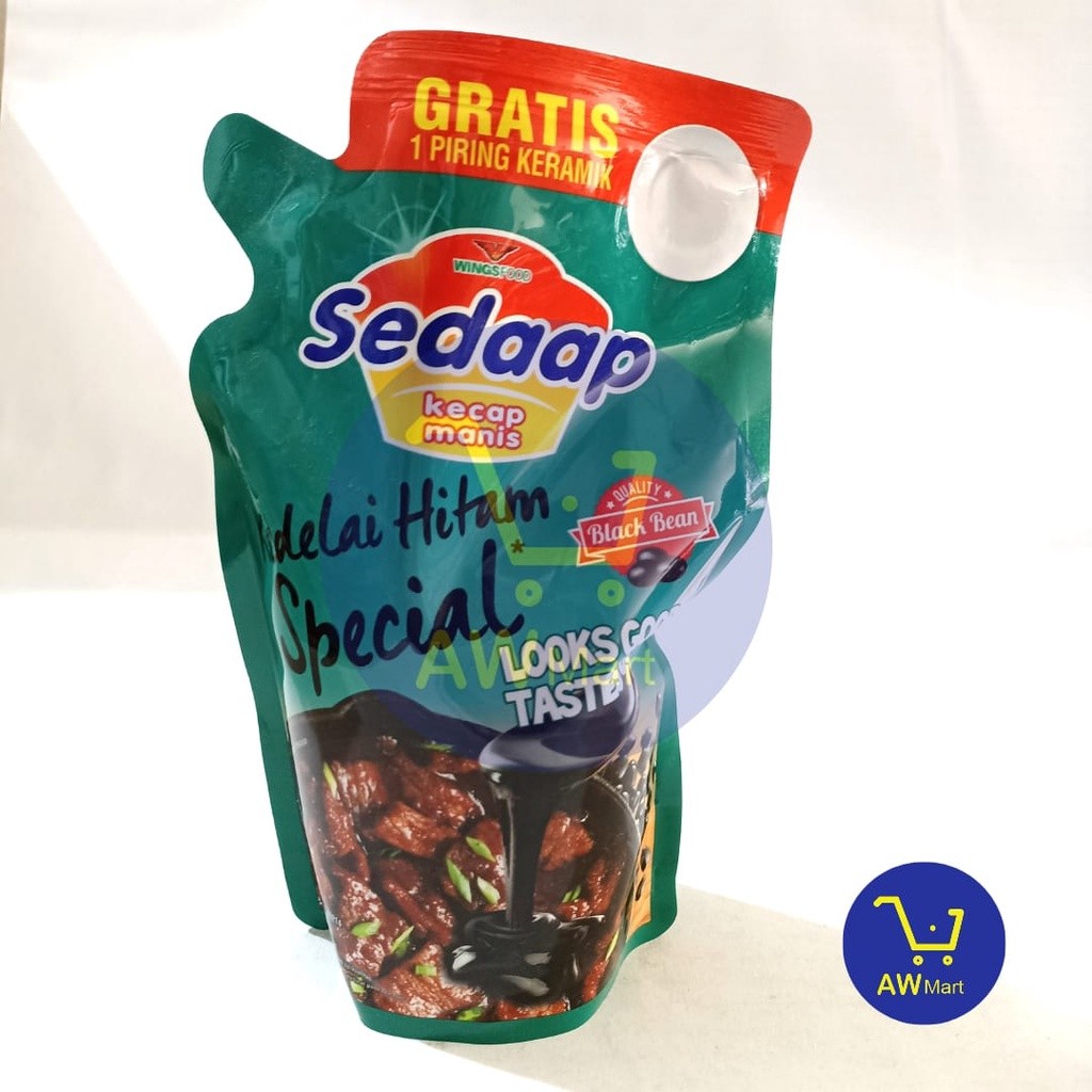 Jual KECAP SEDAAP REFILL 550ML - KECAP SEDAAP HITAM POUCH 550ML ISI ...