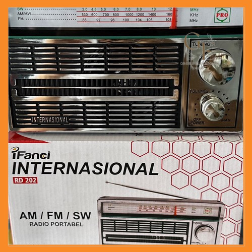 Jual Radio FM AM IFanci RD 202 RADIO PORTABLE SPEAKER JADUL / Radio AC ...