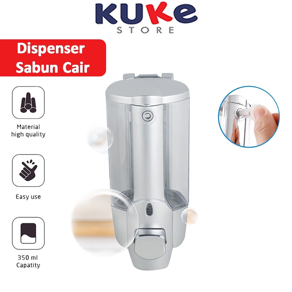 Jual KUKE Dispenser Sabun Cair 1Tabung /Single Hand Soap Tube / Tempat ...