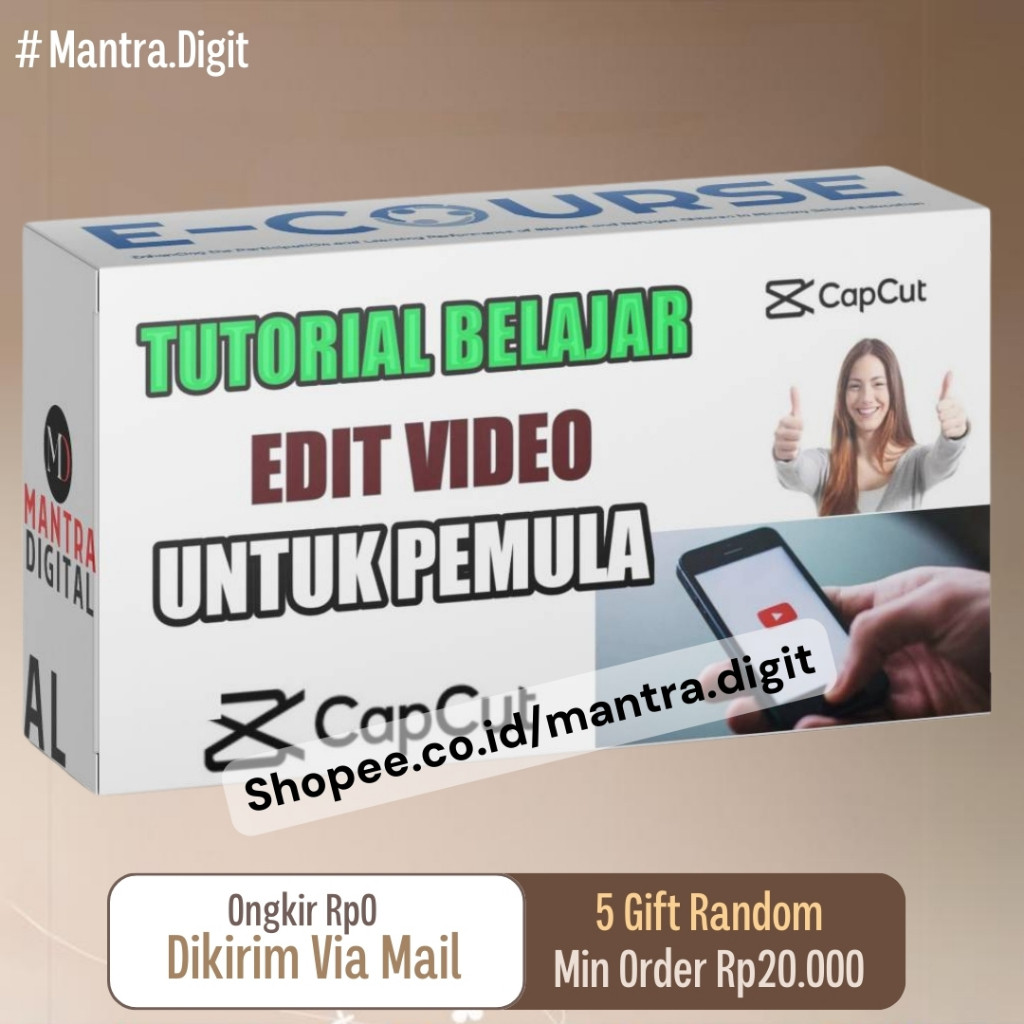 Jual [ID17] Belajar Edit Capcut Lengkap Kursus - Dasar Hingga Profesional - Edit - View [ID 16 ...