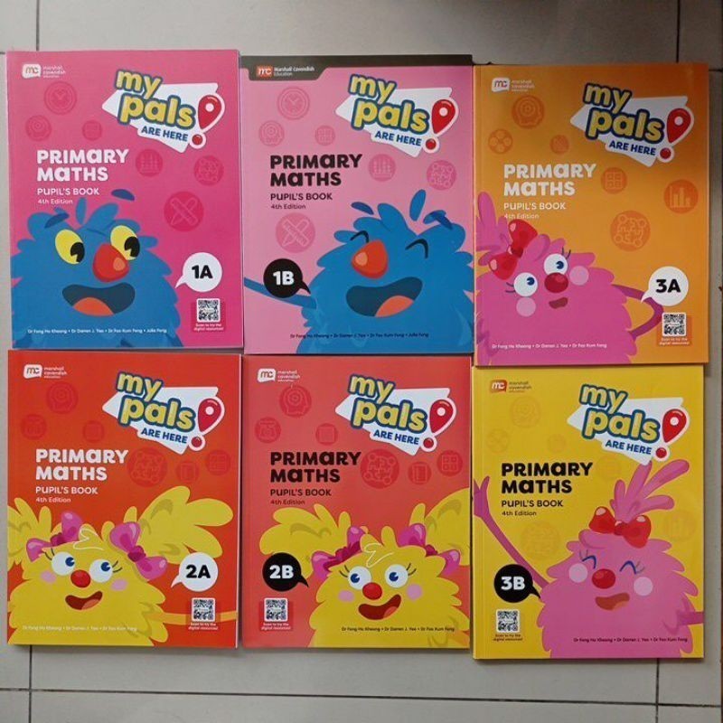 Jual BUKU FISIK My pals are Here primary Maths 4th Edition 1A 1B 2A 2B ...
