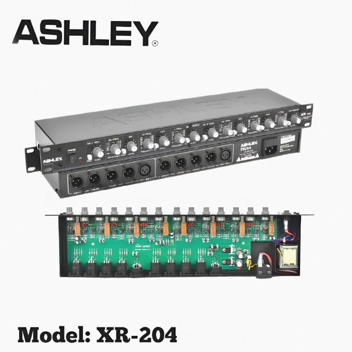Jual Crossover ASHLEY XR 204 4WAY Stereo Subwoofer Xover XR204 Original ...