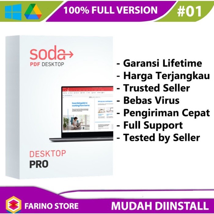 Jual Soda PDF Desktop Pro PDF Editor Windows Full Version | Shopee Indonesia