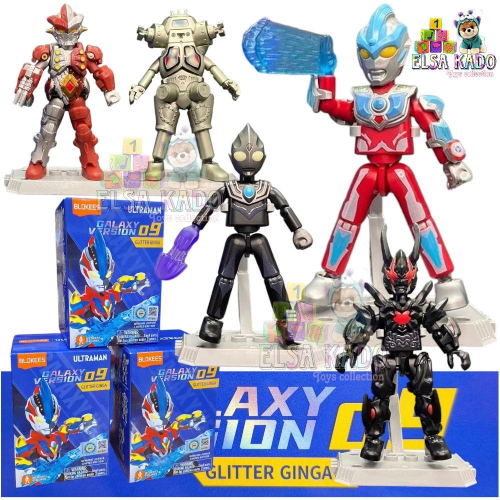 Jual Blind Box 1 Kotak Isi 9 Pcs Segel Blokees Ultraman Galaxy Version ...