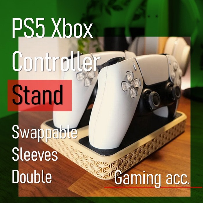 Jual Dualsense XBOX PS5 Controller Stand Swappable Double DESKTOP Stick ...
