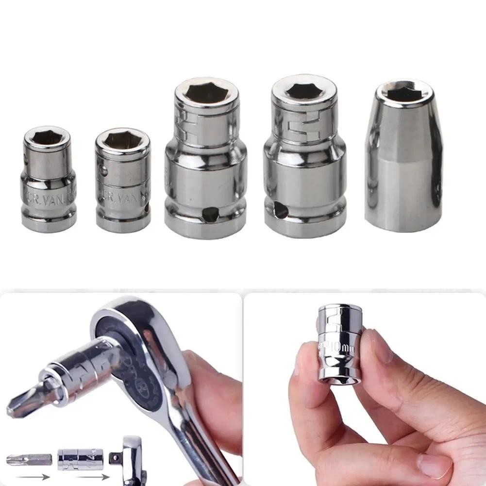 Jual 7 Types Universal Socket Hex Bit Holder Converter 1/4 3/8 1/2 ...