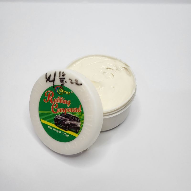 Jual Steeer Rubbing Compound Kompon Motor Kompon Mobil 70gr | Shopee ...