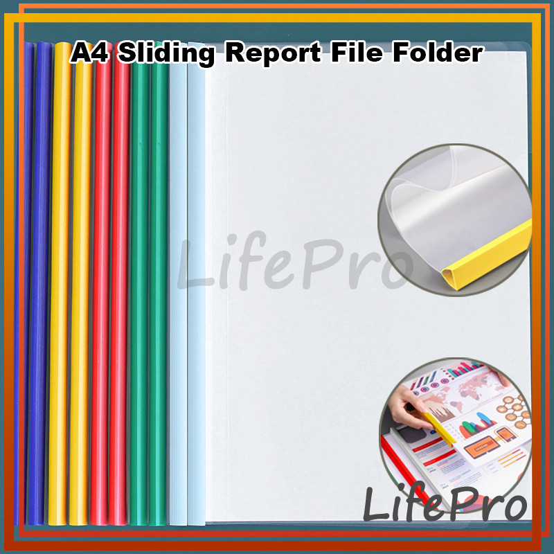 Jual Clear holder A4 / Sliding Report File Folder 0.2MM / Report Cover ...