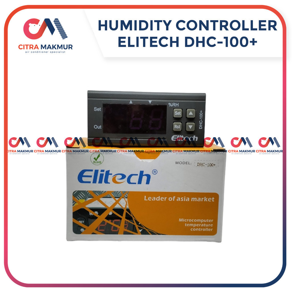 Jual Elitech Humidity Controller Thermostat DHC 100+ Kelembaban Lembab ...