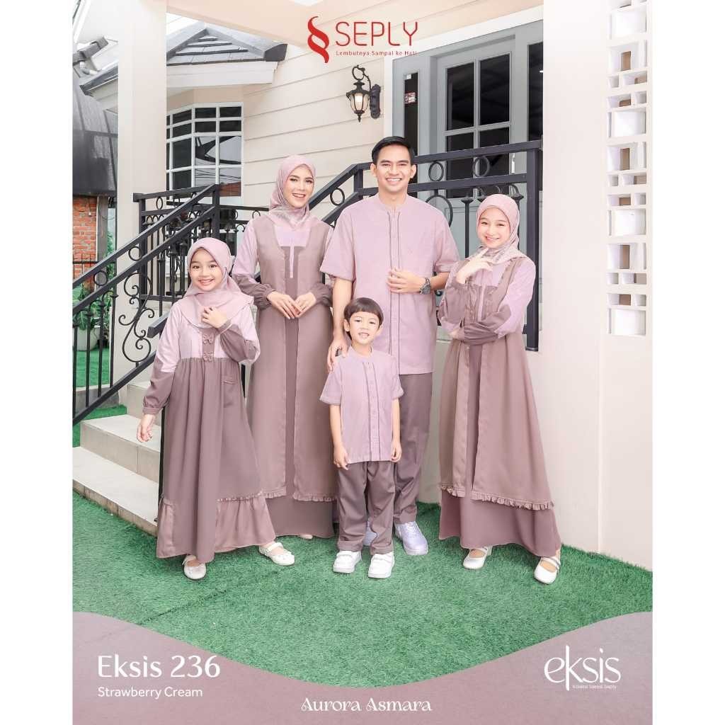Jual Seply Baju Sarimbit Keluarga Lebaran 2024 Eksis 236 Strawberry ...