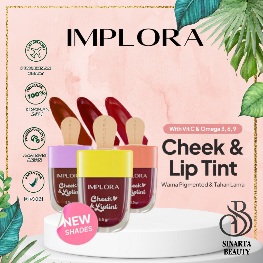 Jual IMPLORA CHEEK AND LIP TINT | Implora Cheek and Lip tint | lip tint implora | SINARTA BEAUTY ...