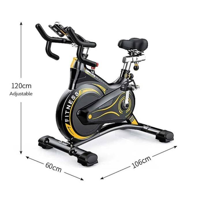Jual Sepeda Statis Gym Spinning Bike Adjustable Resistance Magnetik | Shopee Indonesia