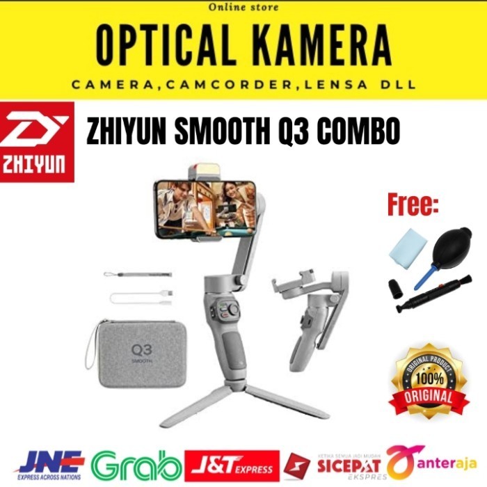 Jual Produk 100% Original zhiyun smooth q3 combo smartphone gimbal - Basic | Shopee Indonesia