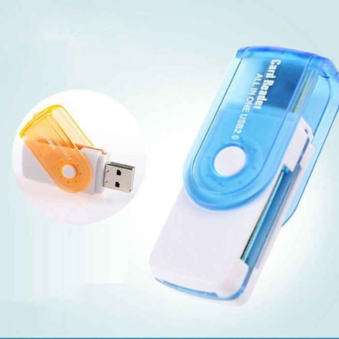 Jual Usb To Card Reader 4in1 Memory Converter Micro Sd Mmc Mini Sd ...