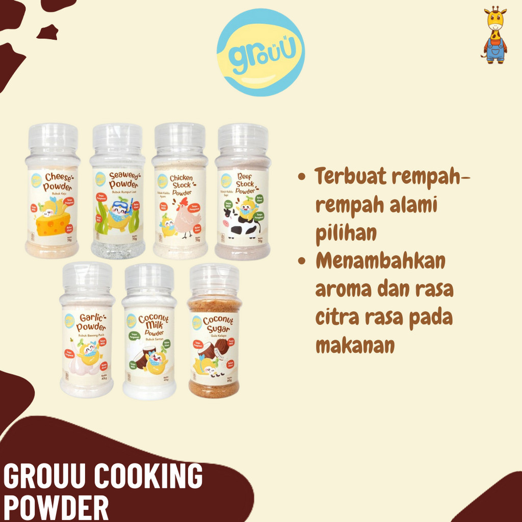 Jual Grouu Cooking Powder - Bubuk Masak MPASI | Shopee Indonesia