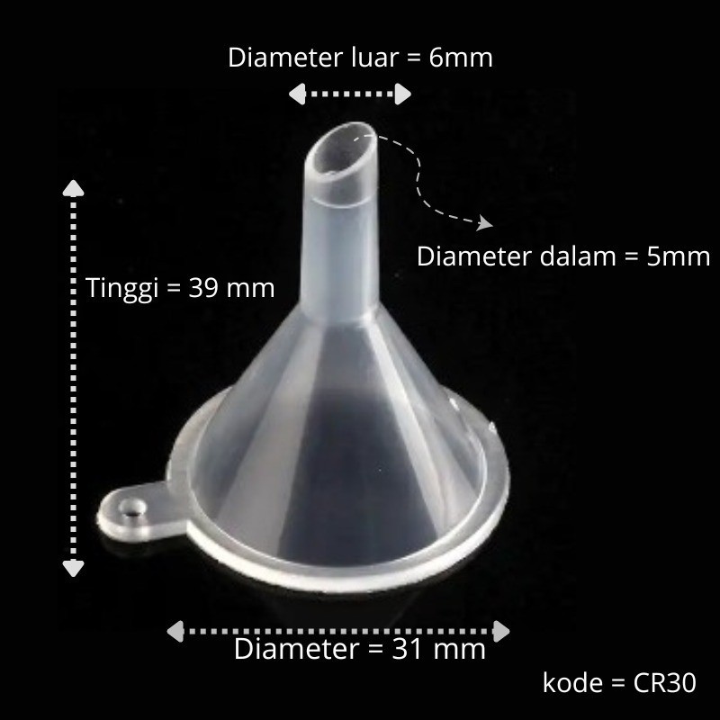 Jual Corong Plastik Corong Plastic Funnel Laboratorium Funnel Corong ...