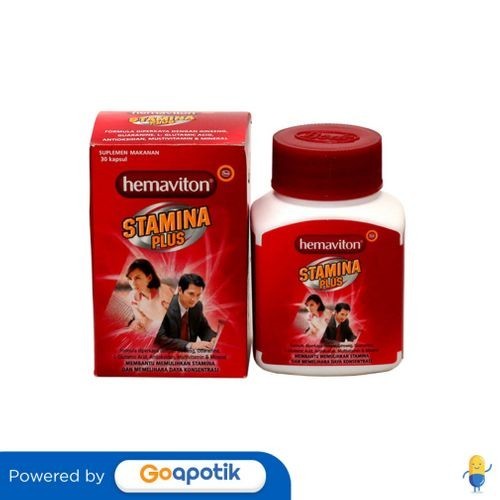 Jual Hemaviton Stamina Plus Botol 30 Kapsul | Shopee Indonesia