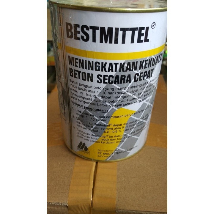 Jual bestmitel penguat beton.obat pengeras beton obat cor | Shopee ...