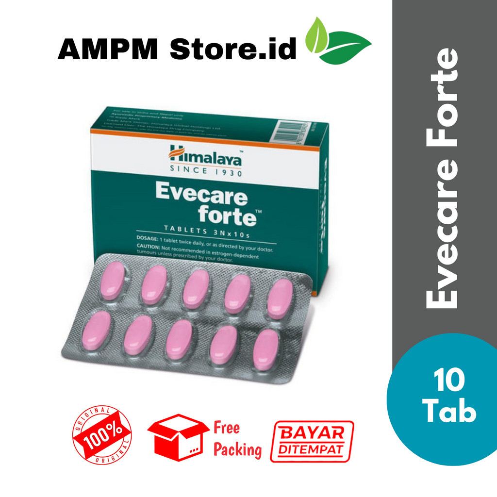 Jual Himalaya Evecare Forte Original, PMS, Abnormal Ovulation, Promil ...