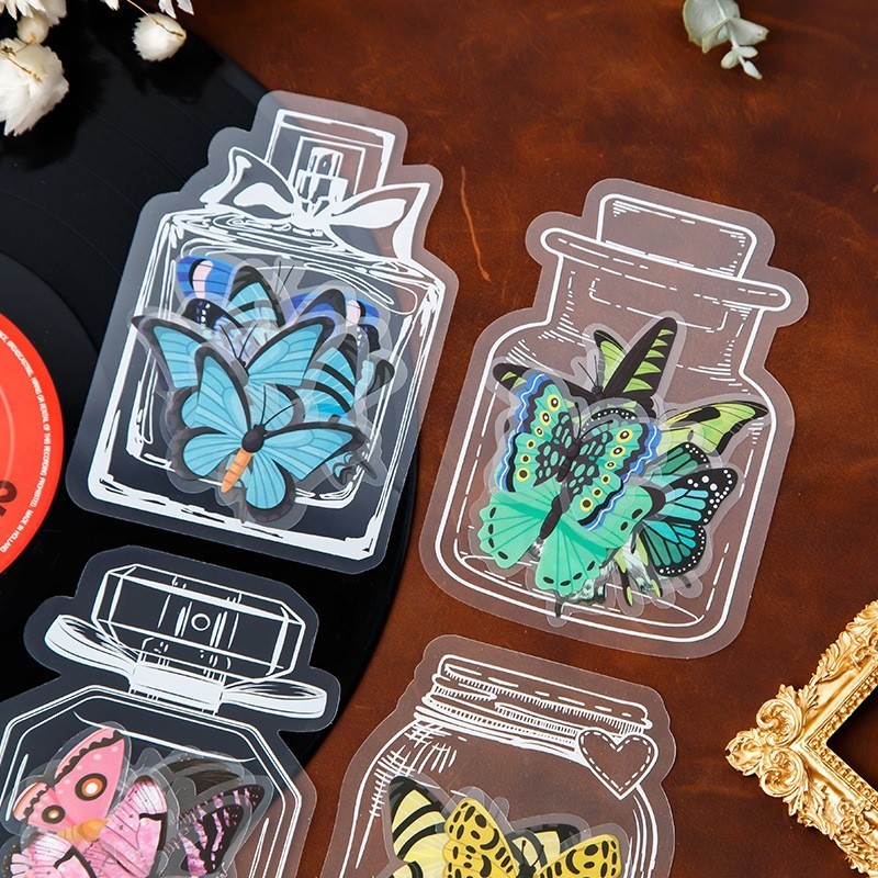 Jual GS - (20pcs) Stiker Estetik DIY Design Waterproof Bottle Masson ...