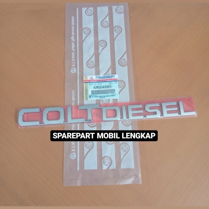 Jual EMBLEM COLT DIESEL / LOGO COLT DIESEL ORIGINAL MITSUBISHI KM004885 ...
