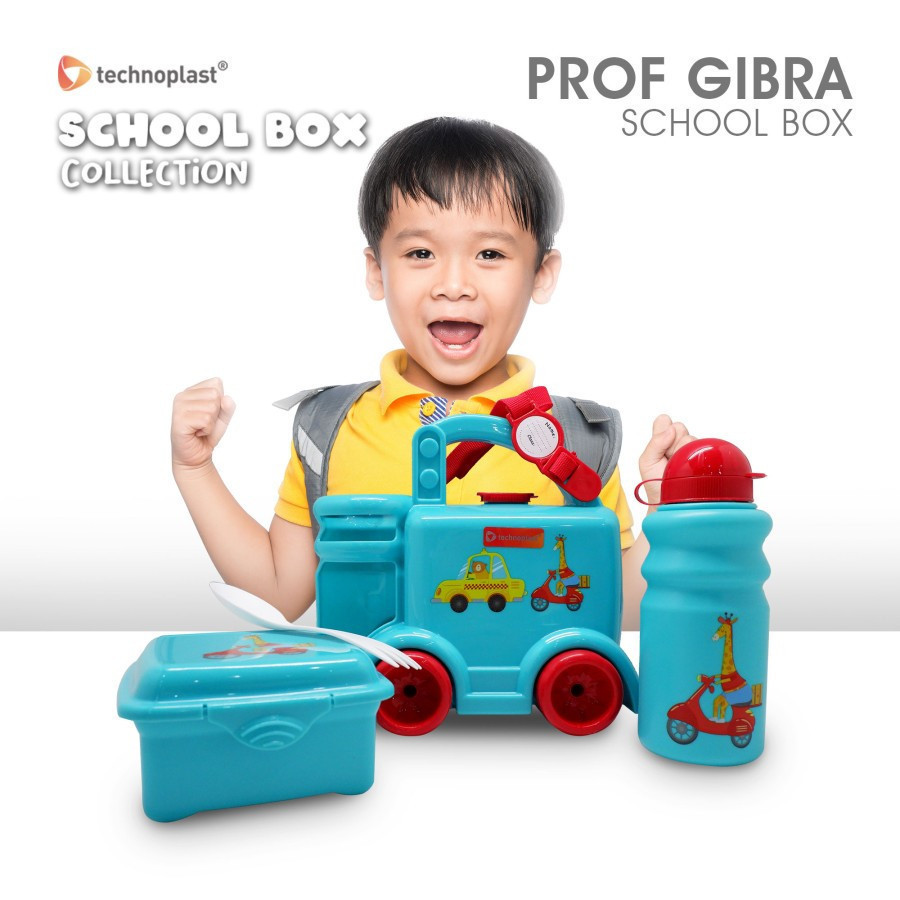Jual PROF GIRRA SCHOOL BOX / LUNCH BOX SET / PAKET KOTAK BEKAL DAN ...