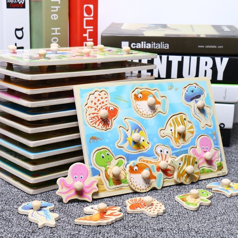 Jual SS - Mainan Puzzle Kayu Anak Sekolah Edukasi Hewan Tumbuhan ...