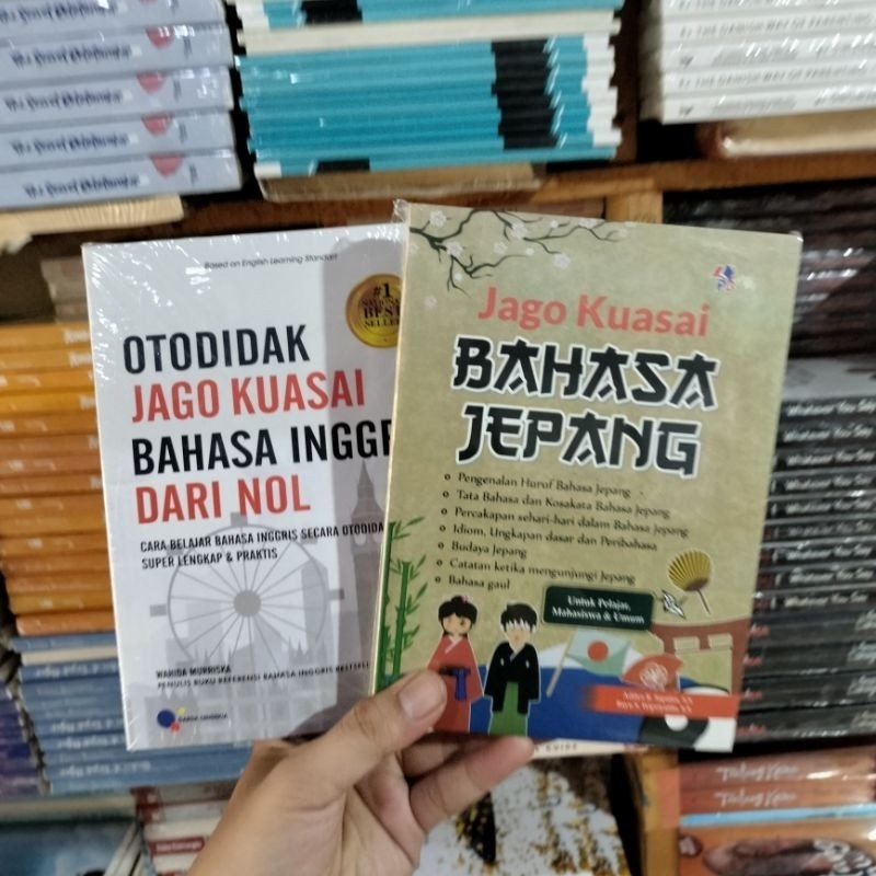 Jual Paket 2 Buku Otodidak Jago Kuasai Bahasa Inggris Dari Nol // Jago Kuasai Bahasa Jepang ...