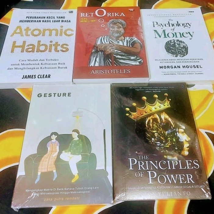 Jual paket 5 buku the principles of power gesture retorika the ...