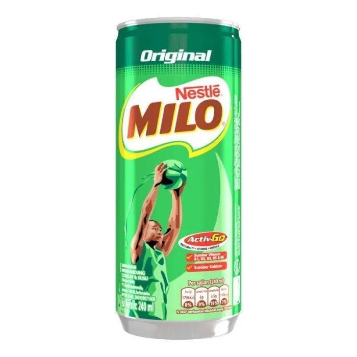 Jual MILO RTD ACTIV-GO ORIGINAL TIN 220ML | Shopee Indonesia