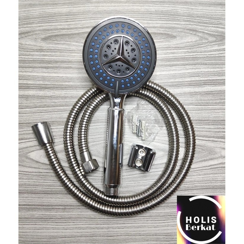Jual Hand Shower Mandi Nekel Chrome MERCY / Shower Sower Mandi Silver 1 ...
