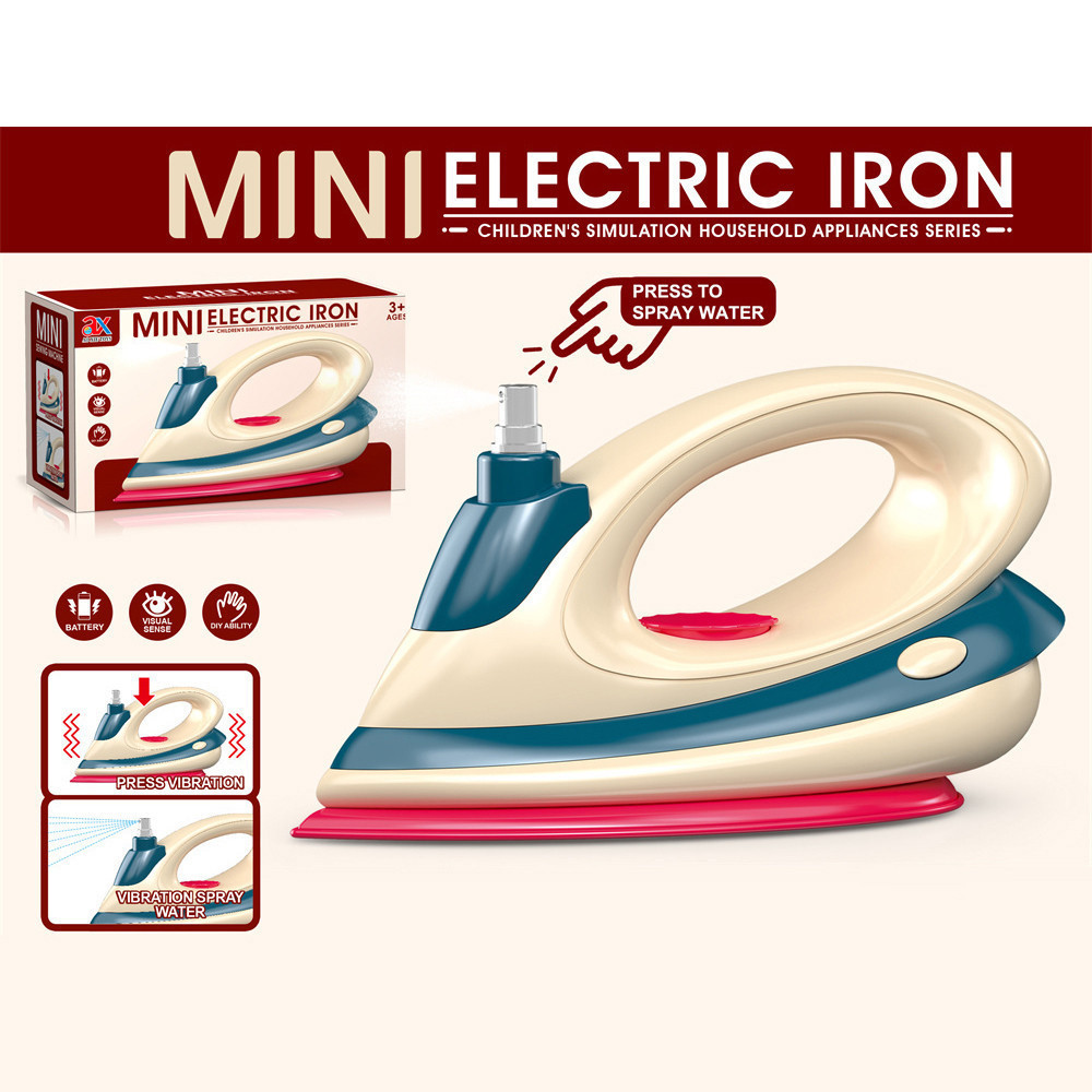 Jual Mainan Setrika Baju 6781A Mini Iron Bisa Bergetar Dan Semprot Air ...