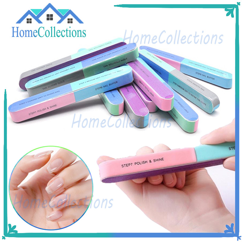 Jual 7 Steps Alat Penghalus Kuku Amplas/Alat Amplas Kikir Kuku 7 in 1 ...