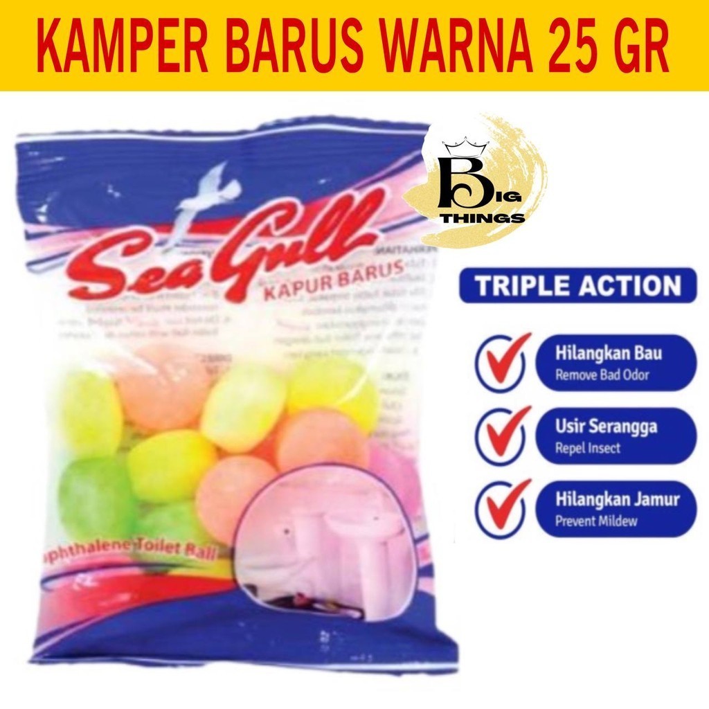 Jual KAMPER SEAGULL KAMPER WARNA 25 GRAM Untuk Toilet Kamar Mandi WC ...