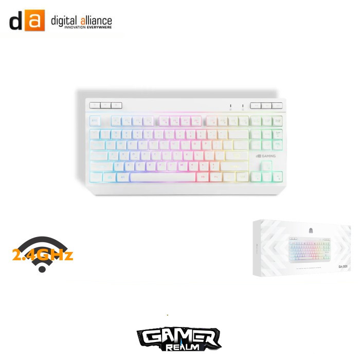 Jual Digital Alliance DA 001 RGB TKL Wireless Membrane Gaming Keyboard ...