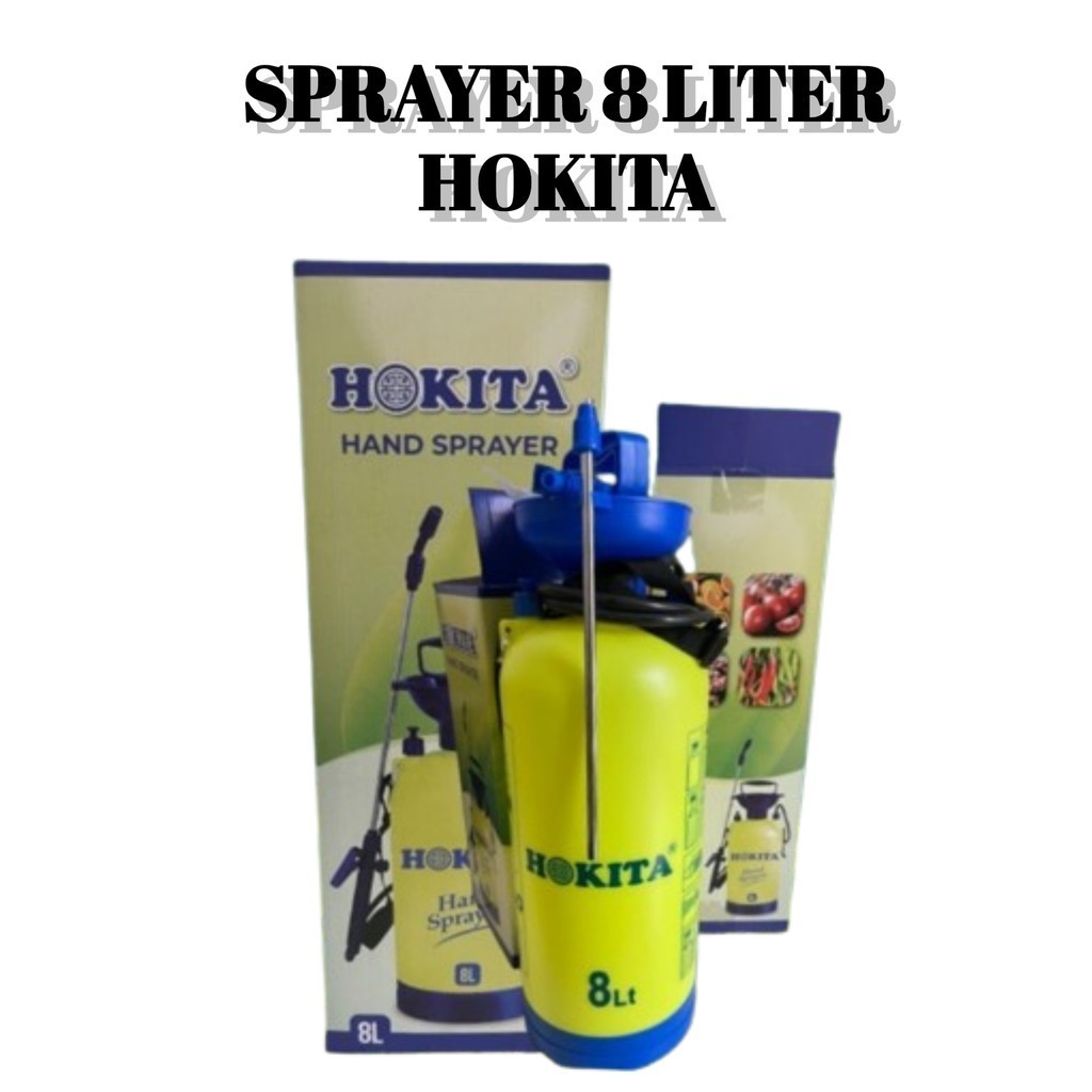 Jual Sprayer Hokita 8L Alat Semprot Semprotan Pupuk Pestisida Hama ...