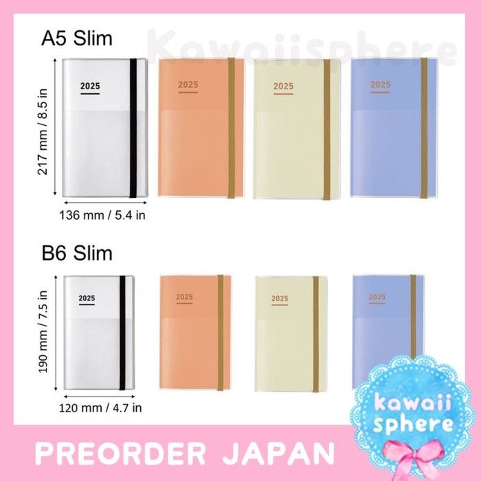 Jual ANDMA Jibun 2025 First Kit | Kokuyo Jibun Techo A5 / B6 Slim 3 in 1 Kit | Monthly & Weekly ...