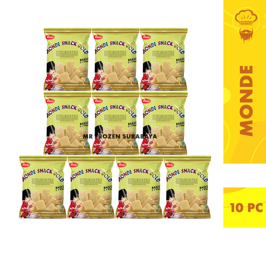 Jual BUNDLING 10 Pc x 27gr - Snack Monde Gold Baked not Fried Terbuat ...