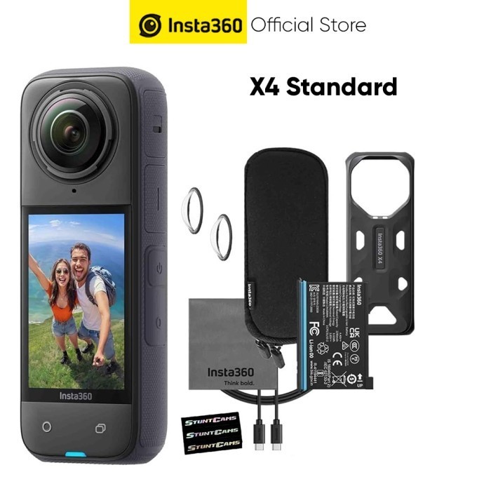 Jual Insta360 X4 Action Camera 360° 8K UltraHD Waterproof Paket Bundle - Standard | Shopee Indonesia
