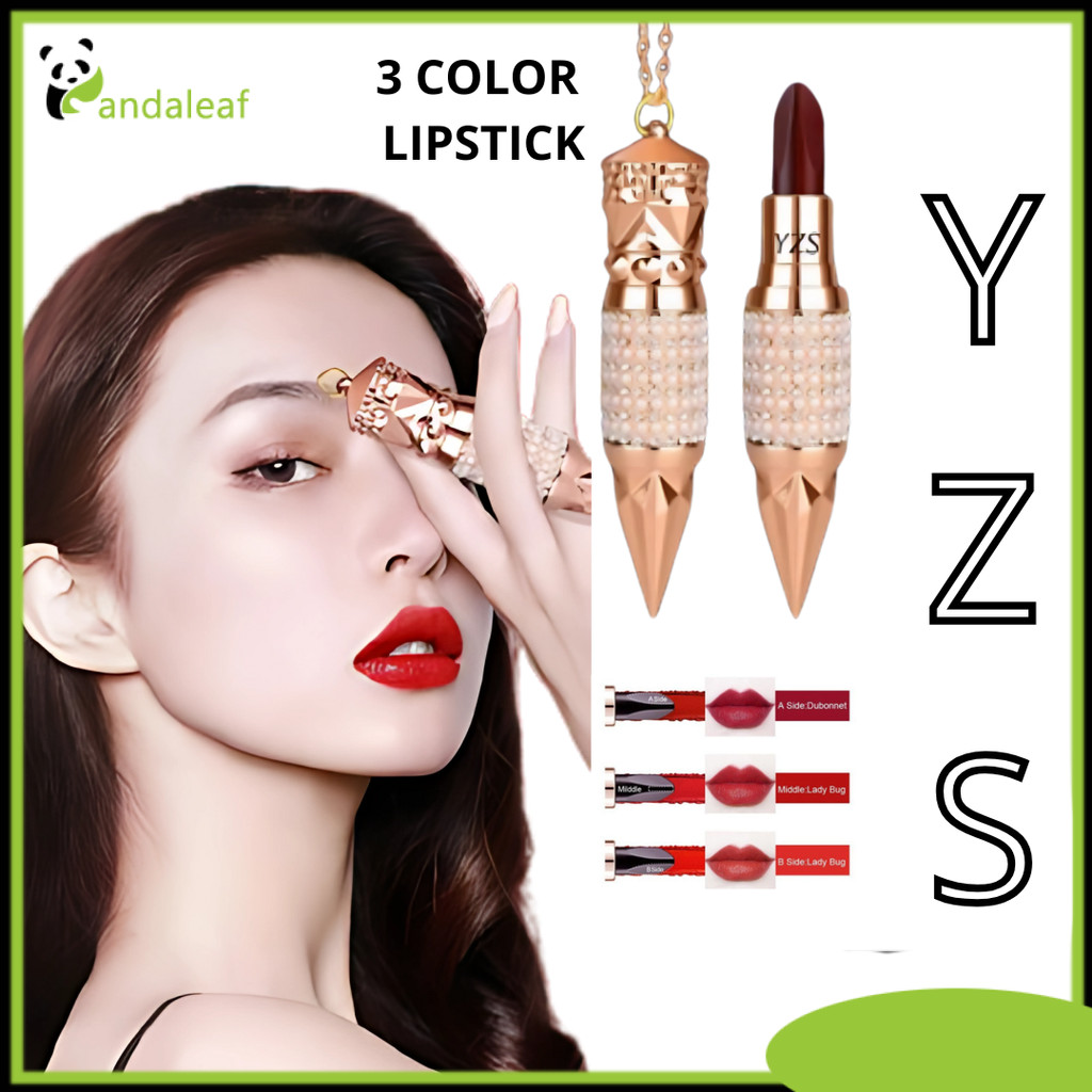 Jual YZS Lipstick 3 Colors Long Lasting Red Edition Smooth Waterproof ...
