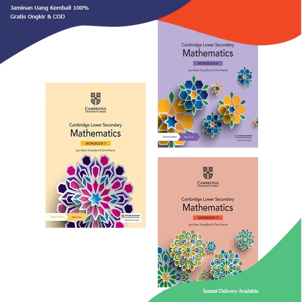 Jual Lower Secondary Mathematics 7/8/9/ Learner Book & Workbook / 2nd ...