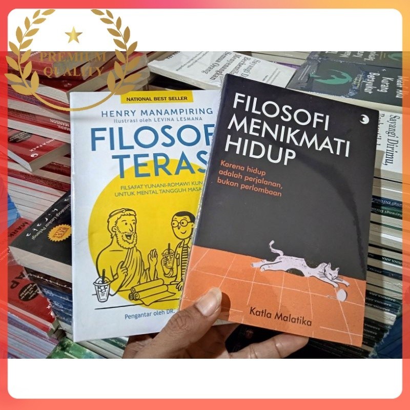 Jual Paket 2 Buku Motivasi Filosofi Menikmati Hidup + Filosofi Teras | Shopee Indonesia