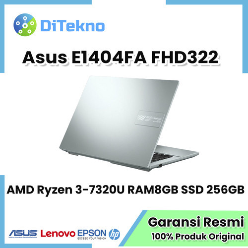 Jual Laptop Asus E1404FA FHD322 AMD R3-7320U RAM 8GB SSD 256GB DDR5 ...